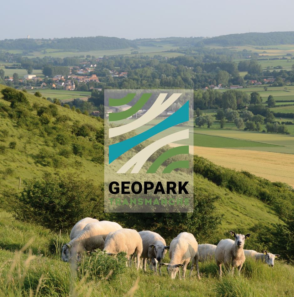 Inédit ! Le Geopark Transmanche a son logo ! | Parc Opale